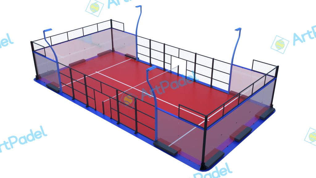 Can you show our padel court in 3D? - Art Padel